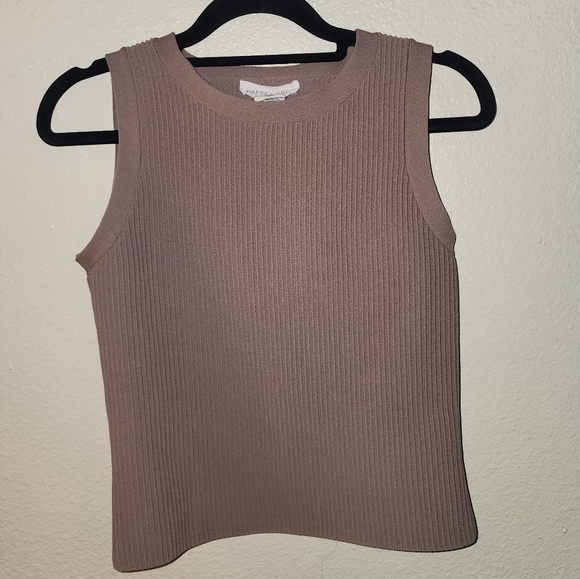 Tops | Tan Brown Crop Top | Poshmark